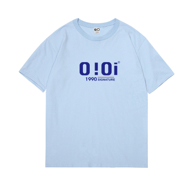 oioi峪口韩国英文字母多色短袖