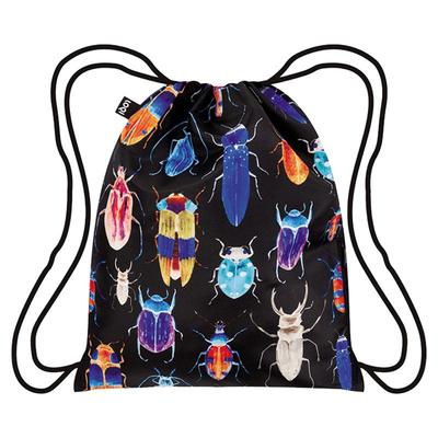 loqi德国自然抽绳双肩背包旅行袋