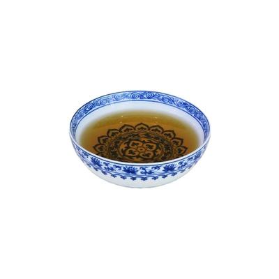 青花宝相卧足普洱杯功夫品茗杯