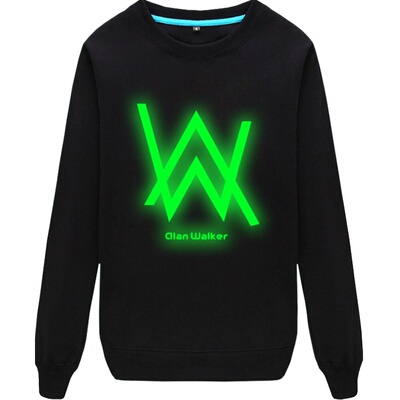 艾伦沃克夜光卫衣男女AlanWalker