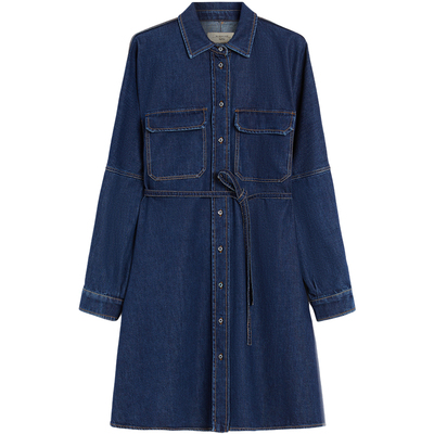 【秋冬奢享】Weekend MaxMara 25女装牛仔连衣裙外套5226085106