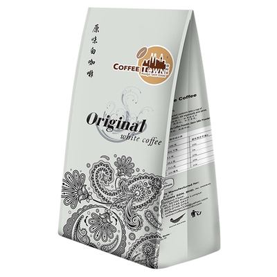 咖啡城马来西亚原装进口原味卡布奇诺白咖啡礼盒装脱脂奶粉特浓