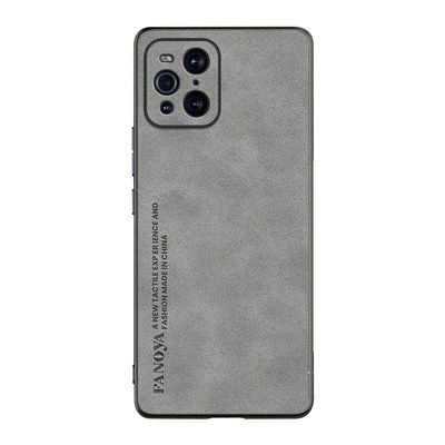 适用OPPOFindX3/X3pro羊巴皮壳