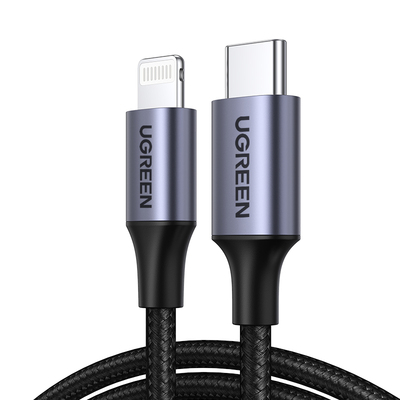 绿联MFi认证适用苹果冰感编织线