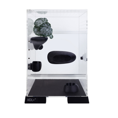 睫角守宫爬箱树栖亚克力高透盖勾亚树蛙R属爬宠缸饲养箱高箱恒温