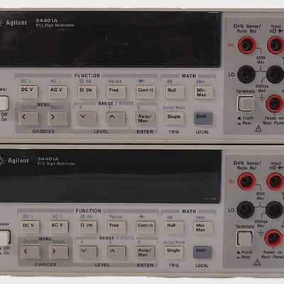 HP Hewlett-Packard 34401A 6 1/2 Digit Multimeter Reseller Lo