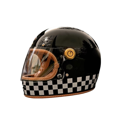 台湾JEF摩托车复古头盔3C男女