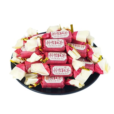 网红爆款茶刺梨红茶500g独立糖果茶小包装茶叶节日乔迁婚庆用茶