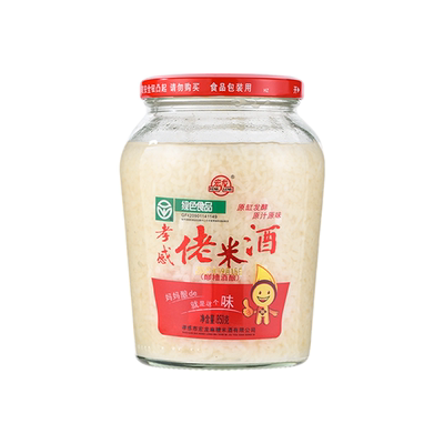 孝感米酒宏龙酒酿醪糟850gX2瓶装