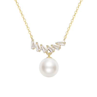 几尤ILGIRO淡水珍珠纯银锁骨链