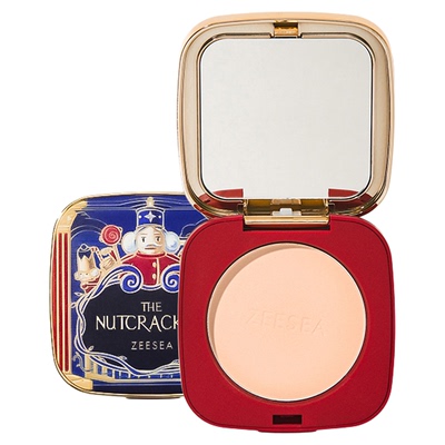 ZEESEA滋色胡桃夹子联名款粉饼持久控油定妆遮瑕防水防汗轻薄打底