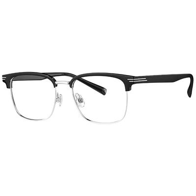 暴龙商务眉框钛合金近视眼镜男女