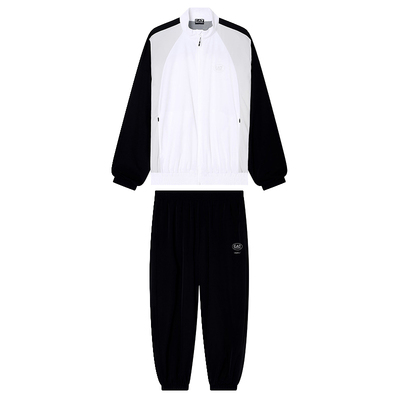 阿玛尼EA7男士拼色休闲运动套装