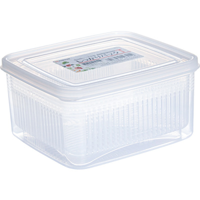 日本进口葱花收纳盒带沥水葱蒜姜