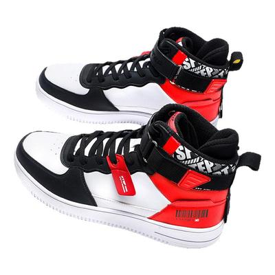 特步男板鞋高帮百搭运动鞋正品