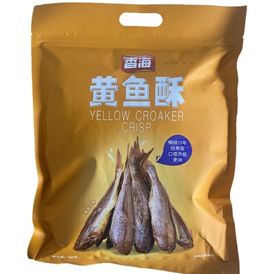 黄鱼酥小黄鱼香海500g酥脆包装