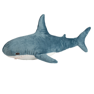ikea宜家布罗艾大鲨鱼靠垫玩具