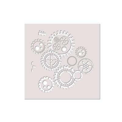 复古残缺镂印模具艺术漆印花模板