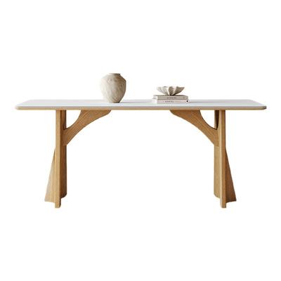 奥古斯特飞鸦原木色实木餐桌