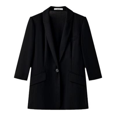 LAUREL羊毛七分袖西装