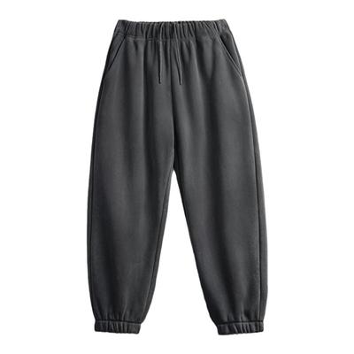 马登工装美式双面摇粒绒束脚卫裤