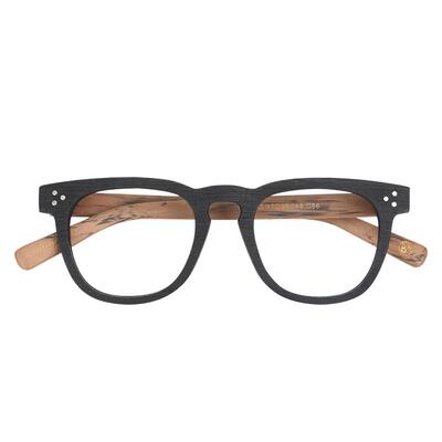 POSESION大框显脸小眼镜框男复古方框手工木纹眼睛架配度数近视镜