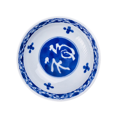 波佐见烧saikai染锦绘变分餐深盘