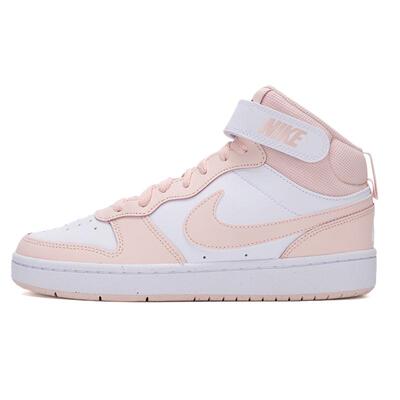 【自营】Nike耐克女鞋COURT高帮休闲鞋青少年运动板鞋CD7782