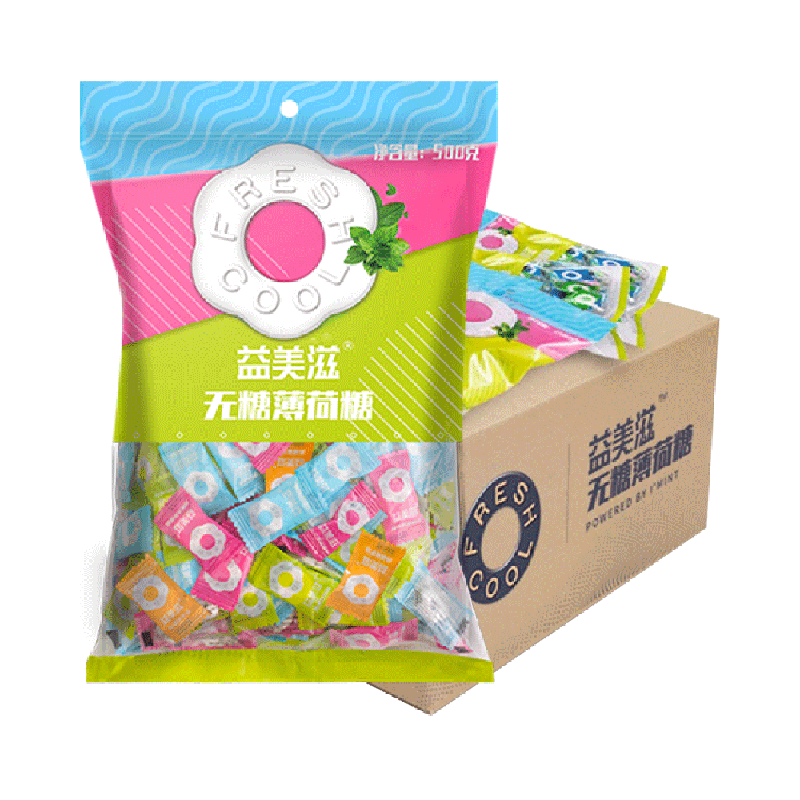 I'MINT无糖薄荷糖500g×20包