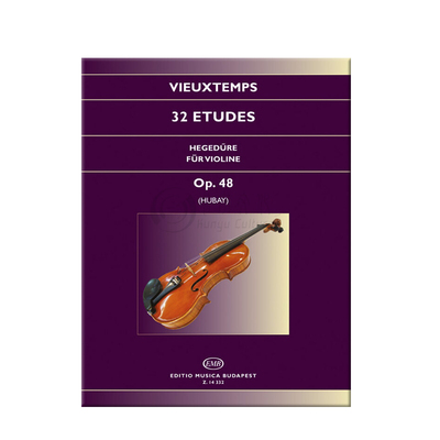 维厄当32首练习曲Op48小提琴独奏