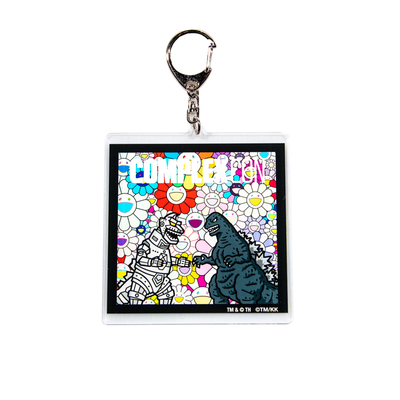 村上隆哥斯拉联名潮流挂牌钥匙扣