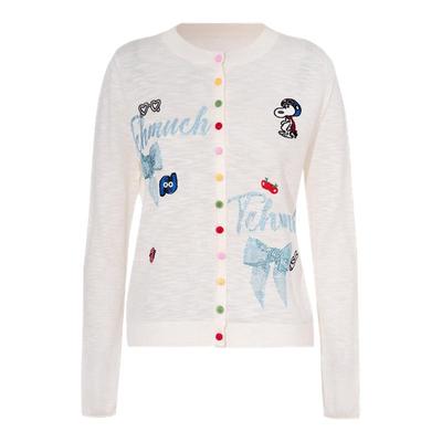 TCH私服烫钻25夏季新款时尚休闲轻薄百搭针织开衫女T75A43E5063