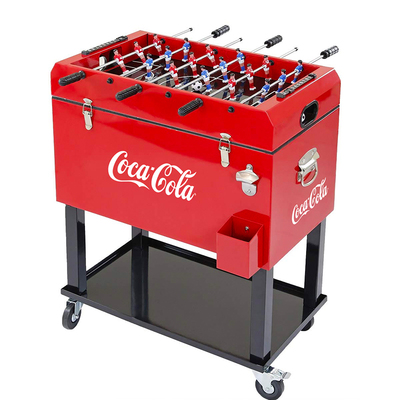 可口可乐桌面足球冷藏箱二合一