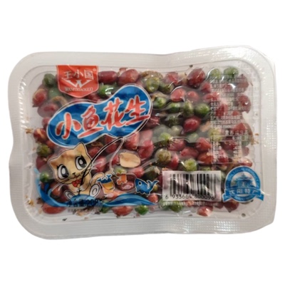 沈阳王小国小鱼花生208g