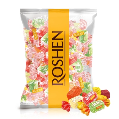 如胜晶果乐软糖果1kg混合水果味