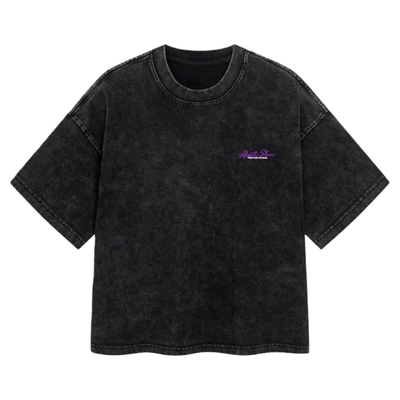 新潮美式复古水洗短袖