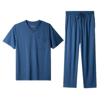 舒雅男士针织家居服套装
