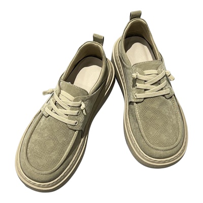 德国骆驼动感男鞋一脚蹬布鞋透气