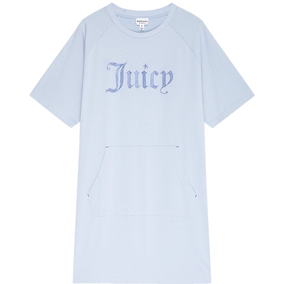 JuicyCouture橘滋钻插肩袖连衣裙