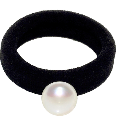 AO品牌天然珍珠极简头绳加粗时尚