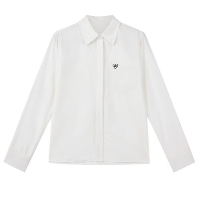 图曼朵独特白色职业正装衬衫