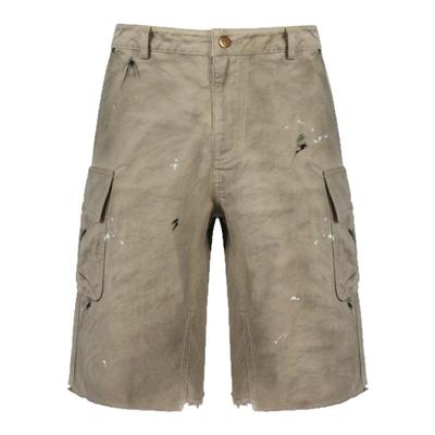 ANTIDOTE 破坏洗水脏污休闲七分裤短裤中裤阔腿工装五分裤