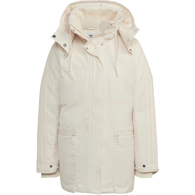 Adidas/阿迪达斯官方正品三叶草PARKA 女子连帽保暖棉服HK5249