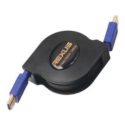 热卖HDMI伸缩高清线1080P电脑电视连投影仪机顶盒显示器同链接