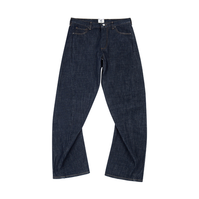 IDLT 高品质 防褪色 重磅13.5oz 弯刀牛仔裤宽松立体剪裁廓形原色