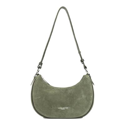 Lancaster兰卡斯特 Suede系列麂皮质感小牛皮单肩包 小号