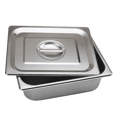 不锈钢304长方形盆带份数油炸