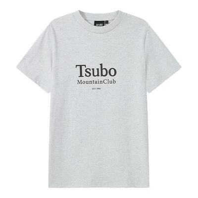 尺不TSUBO 男女同款 品牌LOGO图案印花宽松廓形复古T恤