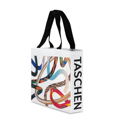 【现货】TASCHEN书虫帆布袋 Bookworm Tote Bag 文创产品 大容量棉质帆布有内袋原版进口图书书籍