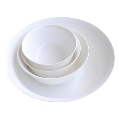 景德镇骨瓷4.25寸纯白米中式饭碗